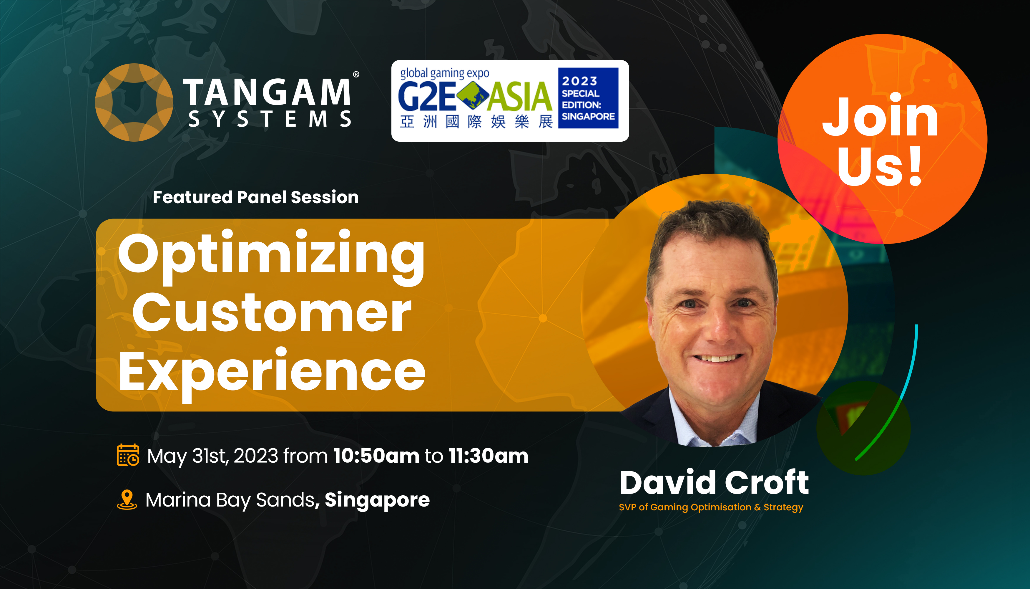 Tangam Systems Attends G2E Asia 2023, Special Edition: Singapore - Tangam Systems